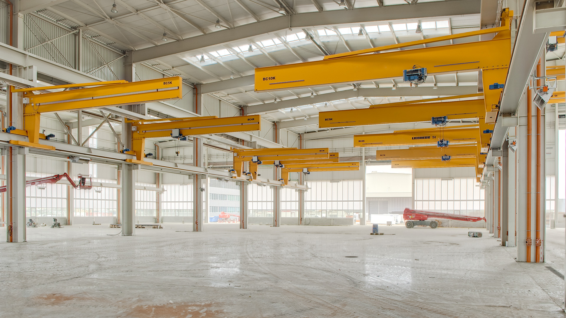 Crane sets for wall-mounted travelling cranes | Demagcranes