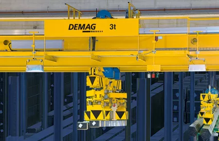 System solution for automated material flow | Demag